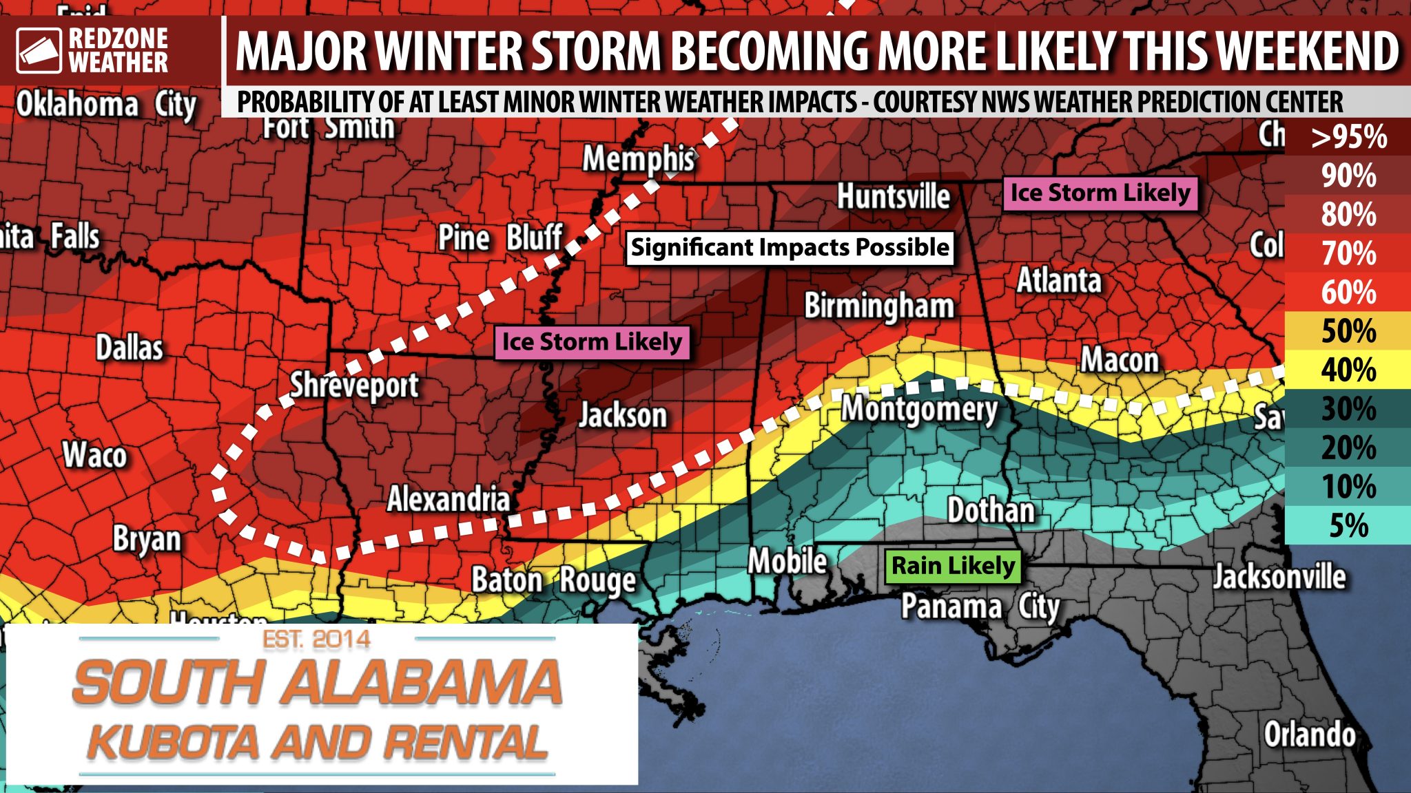 7:38PM January 20, 2026 – RedZone Weather
